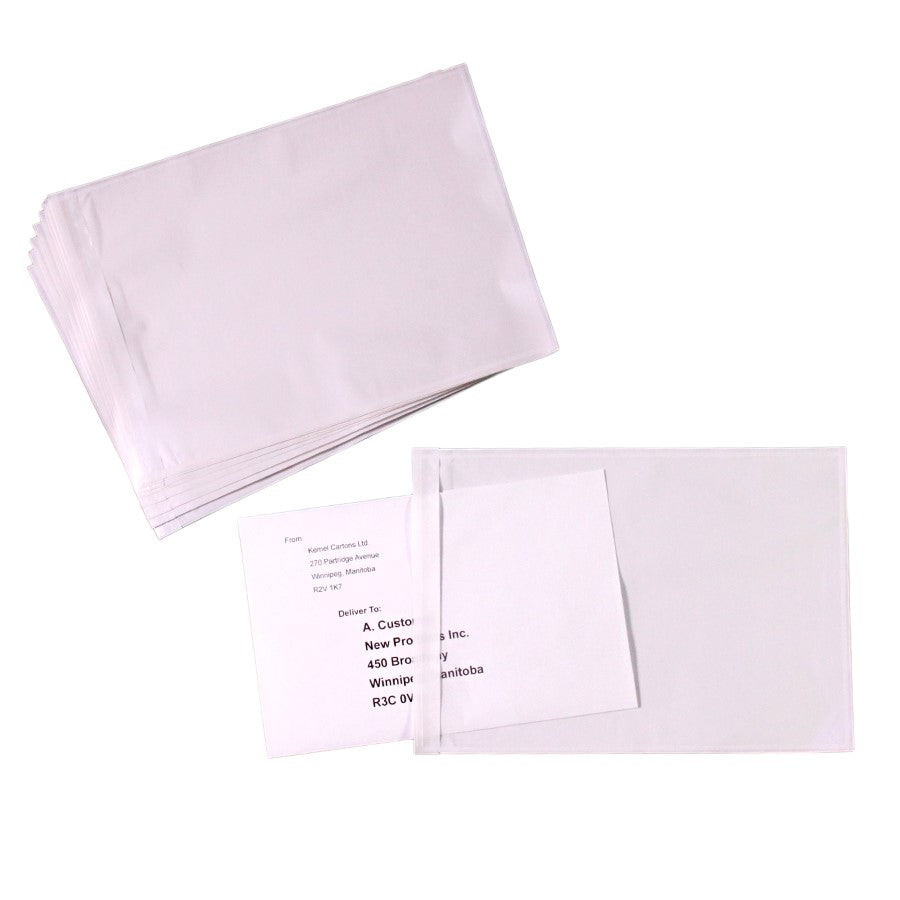 Clear Packing Slips (1000 Pack) – Kemel Cartons
